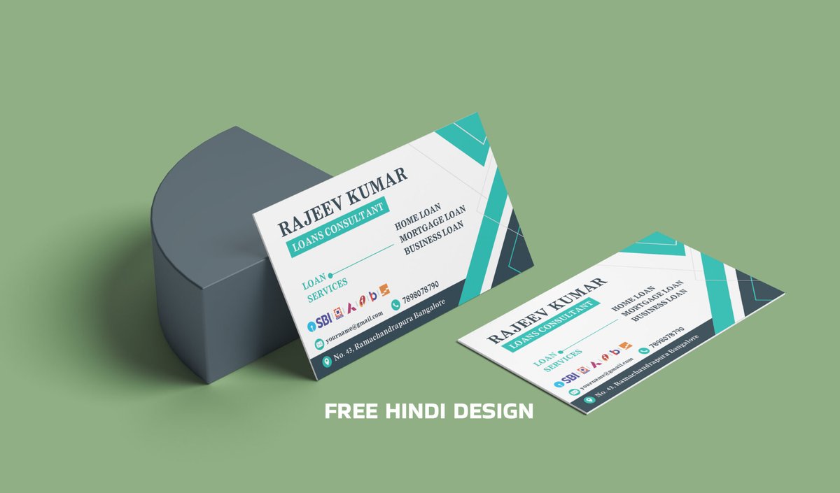 Business card – Free Hindi Design